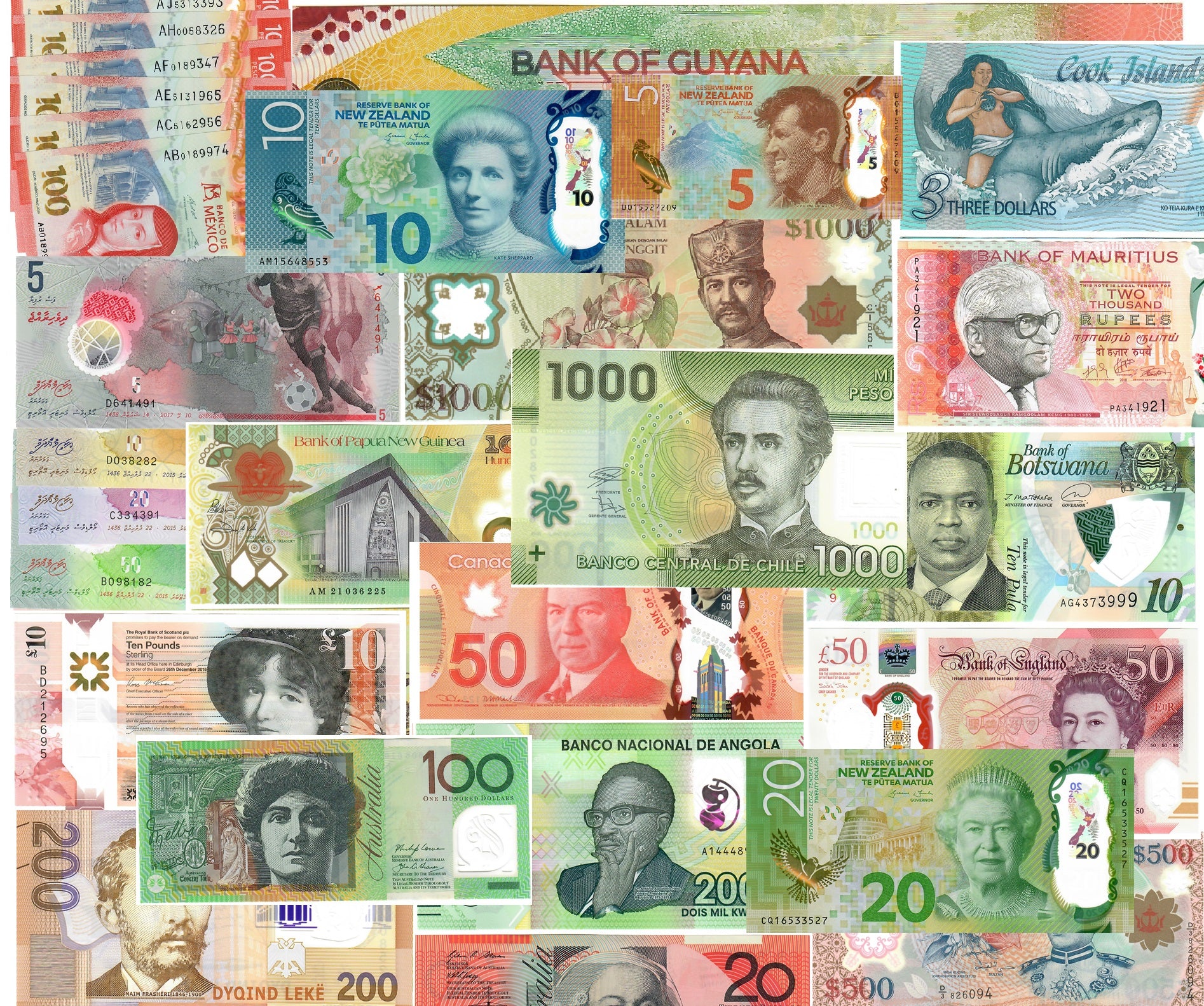 POLYMER BANKNOTES – Davenport-Banknotes-and-Coins