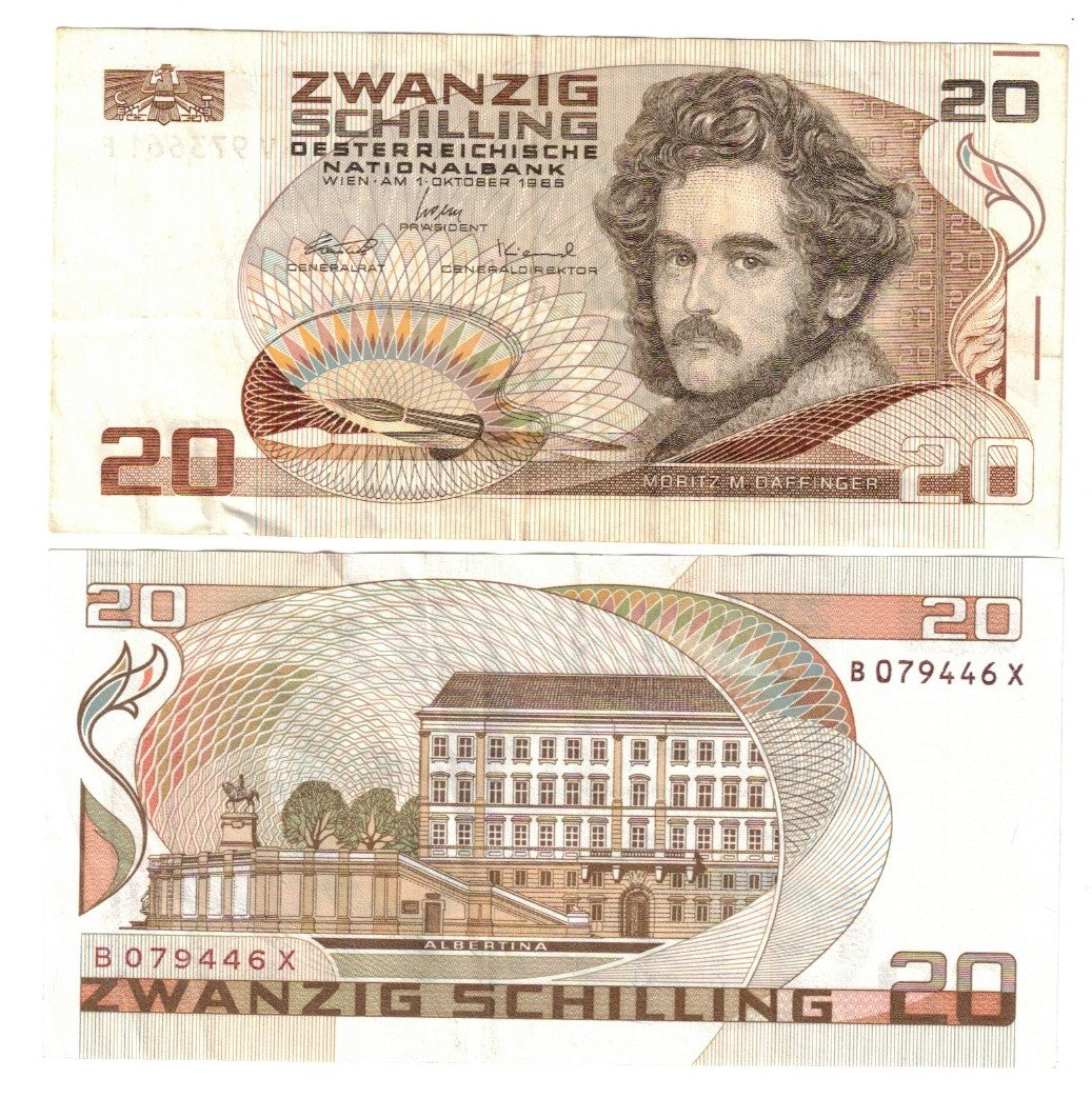 Austria 20 Schilling 1986 VF – Davenport-Banknotes-and-Coins