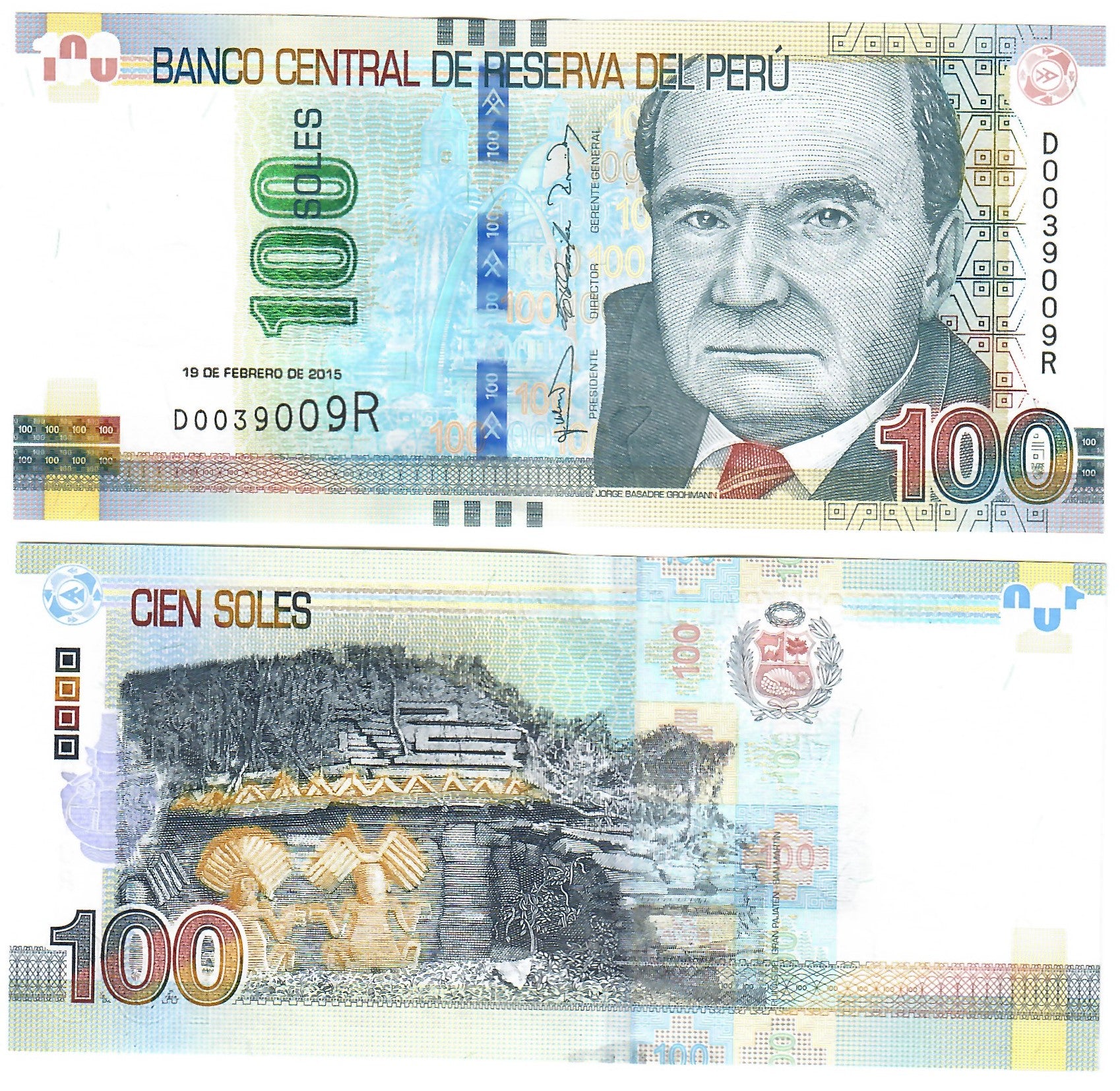 Peru 100 Soles 2015 UNC – Davenport-Banknotes-and-Coins