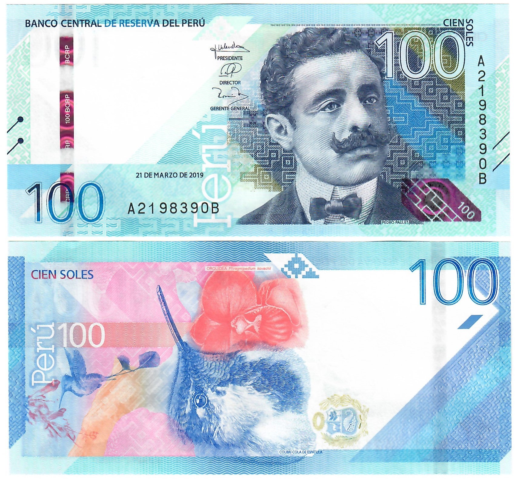 Peru 100 Soles 2019 (2021) UNC – Davenport-Banknotes-and-Coins