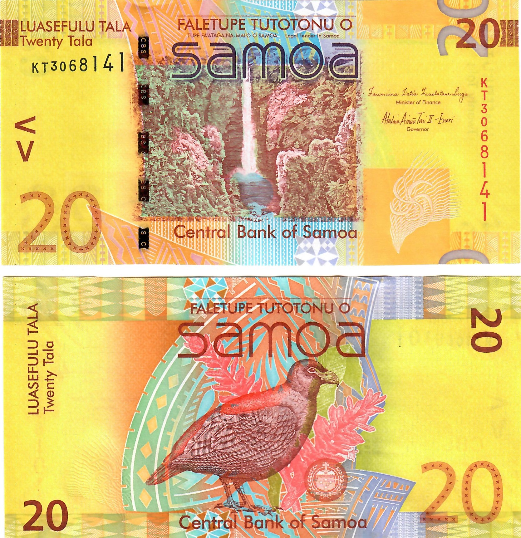 Samoa 20 Tala 2012 UNC – Davenport-Banknotes-and-Coins