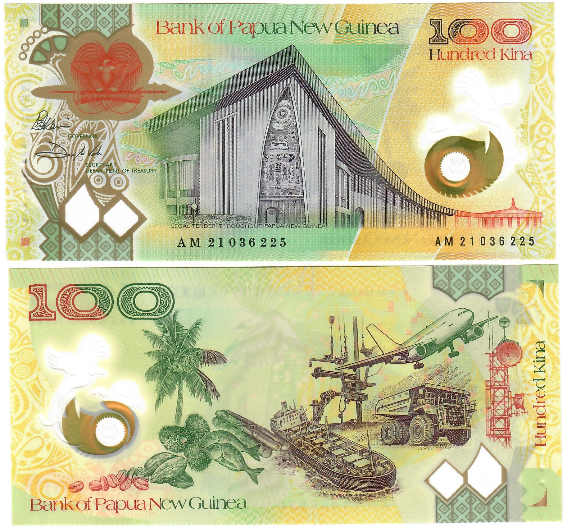 Papua New Guinea 100 Kina 2021 UNC – Davenport-Banknotes-and-Coins
